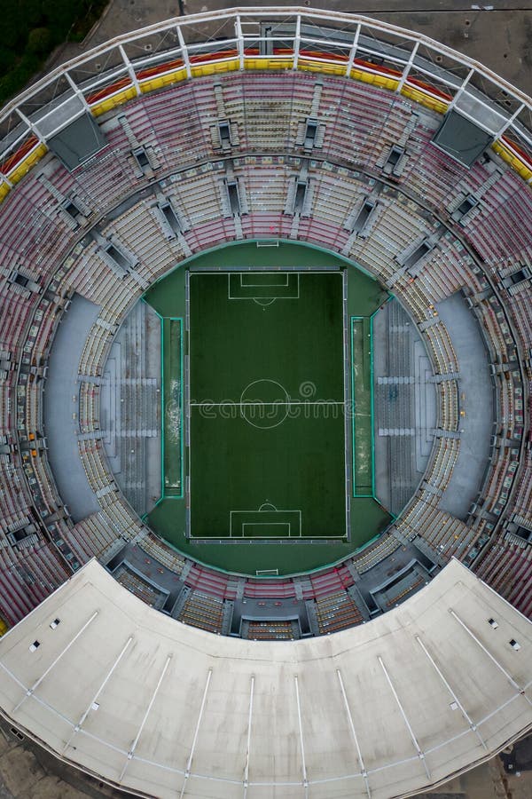 Round Sports Stadium Top View Editorial Image - Image of famous, aerial ...