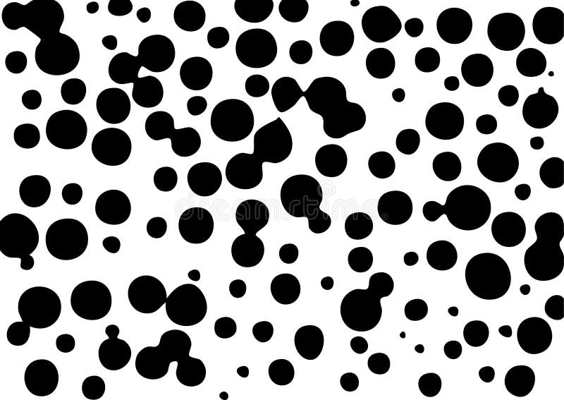 Random Shapes. Black Blobs, Round Abstract Organic Shape Collection ...