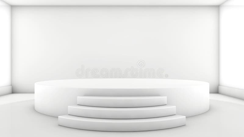 Round stage set stock illustration. Illustration of exposition - 24942859