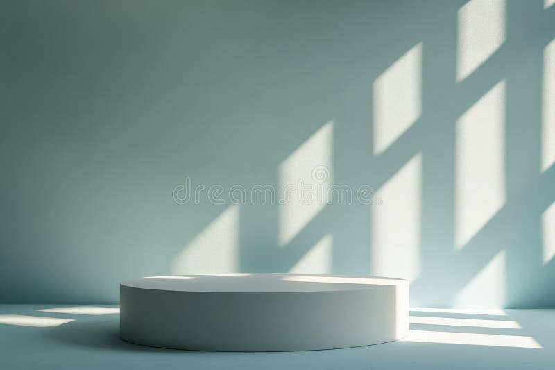 Round Stage Glowing Light Calm Blue Backdrop Stock Photos - Free ...