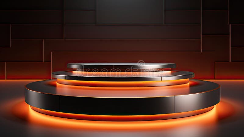 Round Stage Platforms for Product Showcase - AI Generated Stock ...