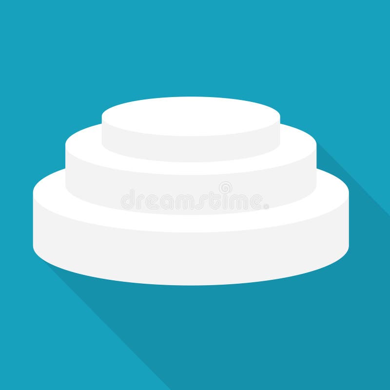 Round stage podium icon stock vector. Illustration of spotlight - 180938932