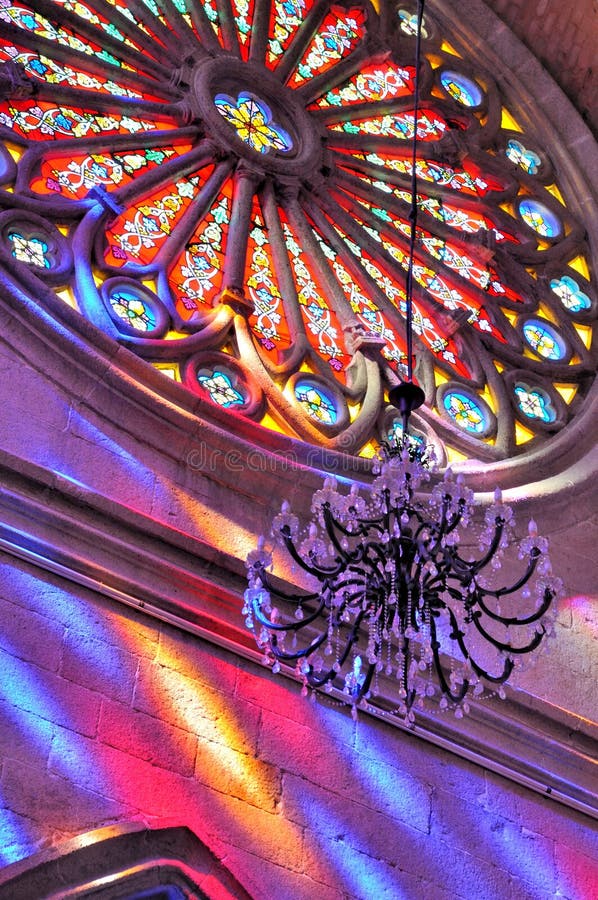 Round church window stock photo. Image of detail, unique - 1756734