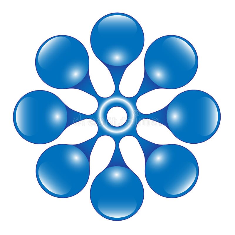 Round Flag of OPEC stock illustration. Illustration of blue - 4896550