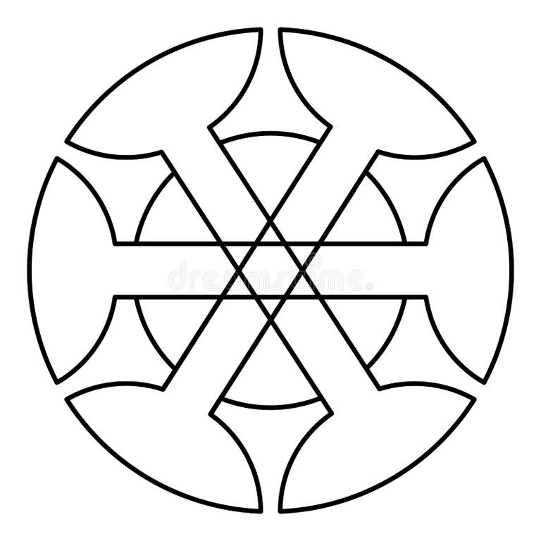 Round Statistics Icon, Outline Style Stock Vector - Illustration of ...