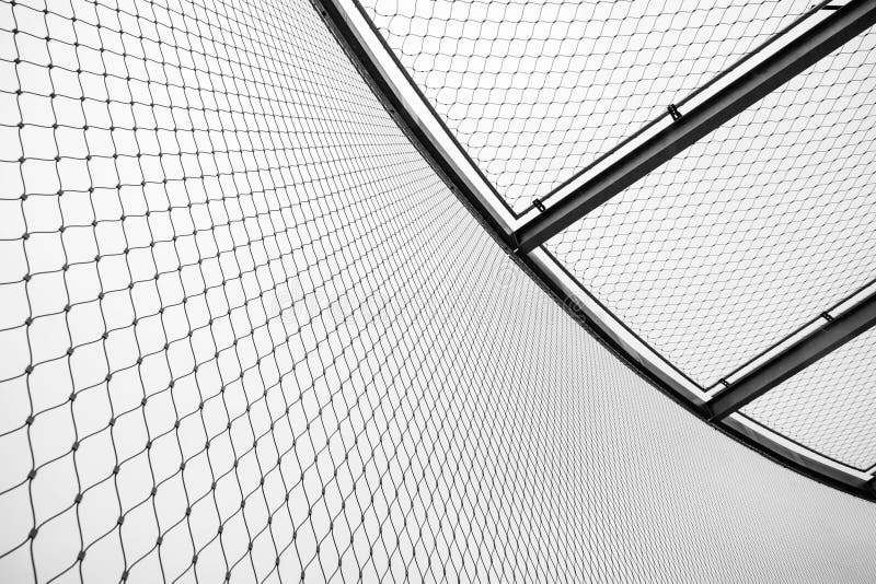 Round Steel Chain Link Fence and Ceiling, Restricted Stock Photo ...