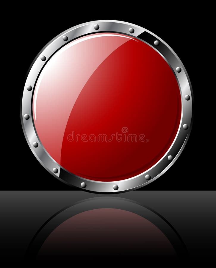Round Steel Shield stock vector. Illustration of element - 11093952