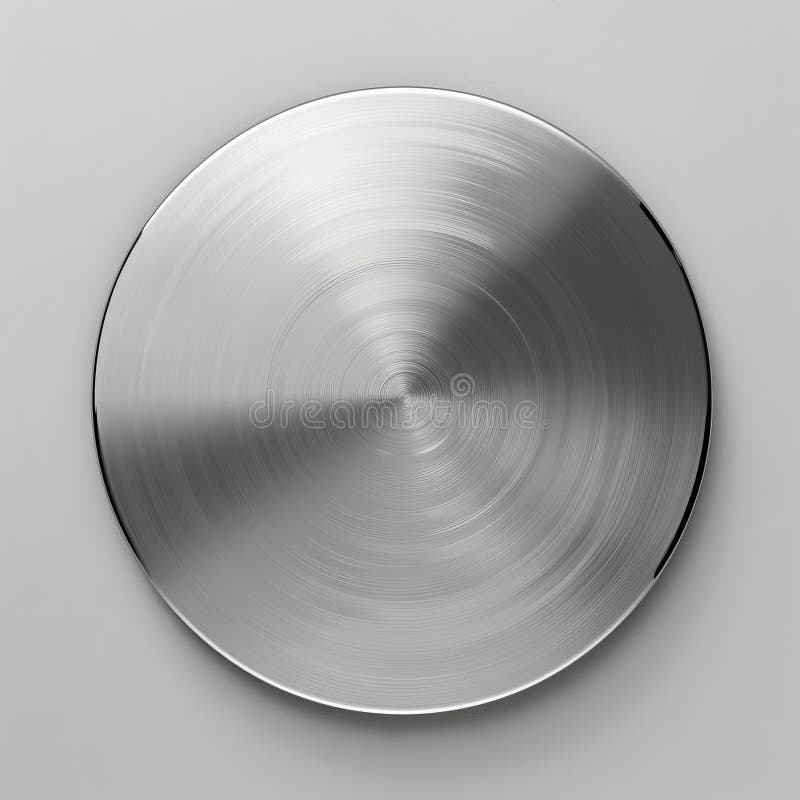 Round Sticker Mock-up, Gradient Silver Stock Photo - Image of borealis ...