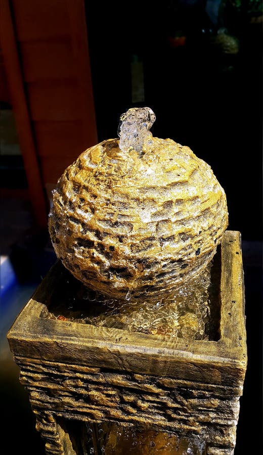 Round stone Fountain stock image. Image of round, stone - 70534151