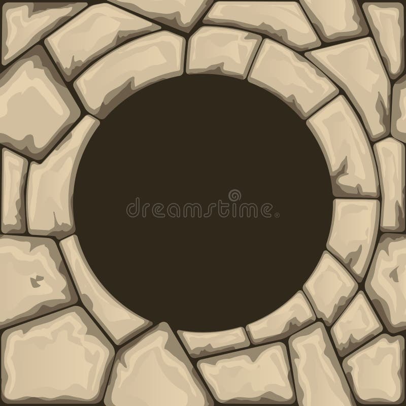 Circle Frame Stone Seamless Pattern Stock Illustrations – 1,429 Circle ...