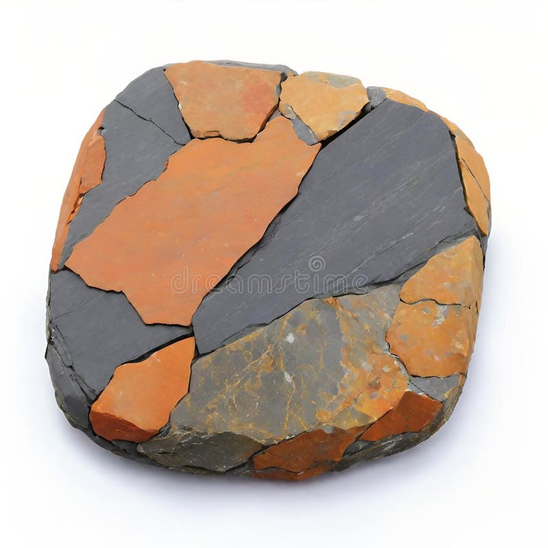 Round Stone with a Large Stone Texture on the Background Stock ...