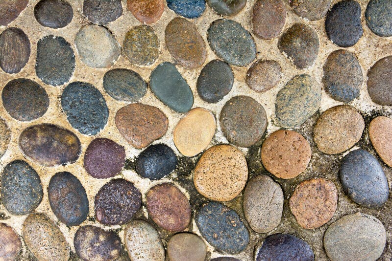 Round Stone Rock Floor Texture Background Stock Image - Image of circle ...