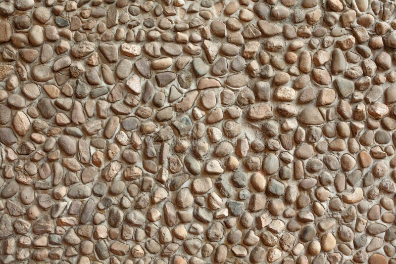 Round stone wall stock image. Image of surface, gravel - 84983971