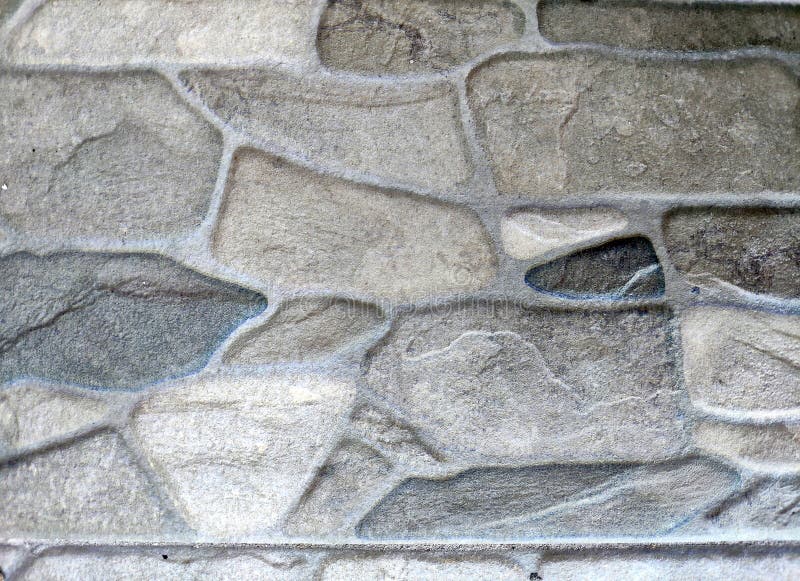Round Stone Wall Texture in Different Sizes and Colors Shades of Gray ...