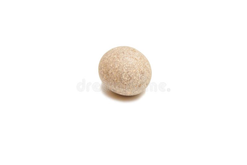 Round stone stock photo. Image of isolated, stone, round - 44439608