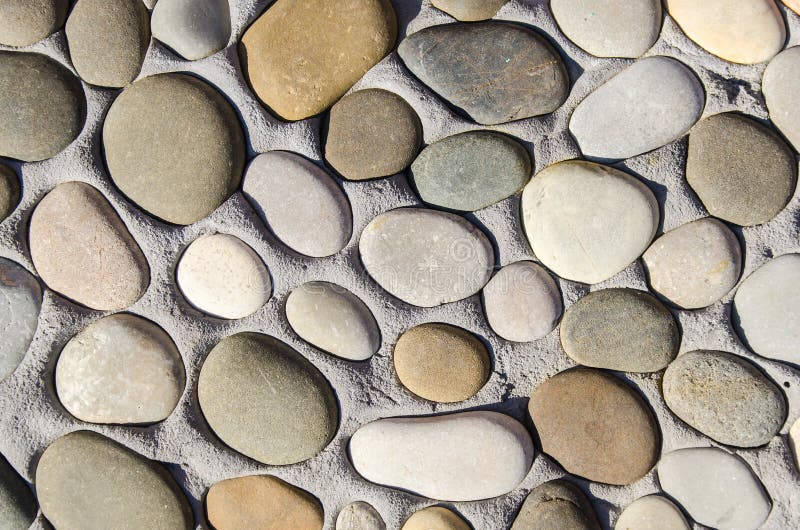 Round stones stock image. Image of construction, gray - 103127543