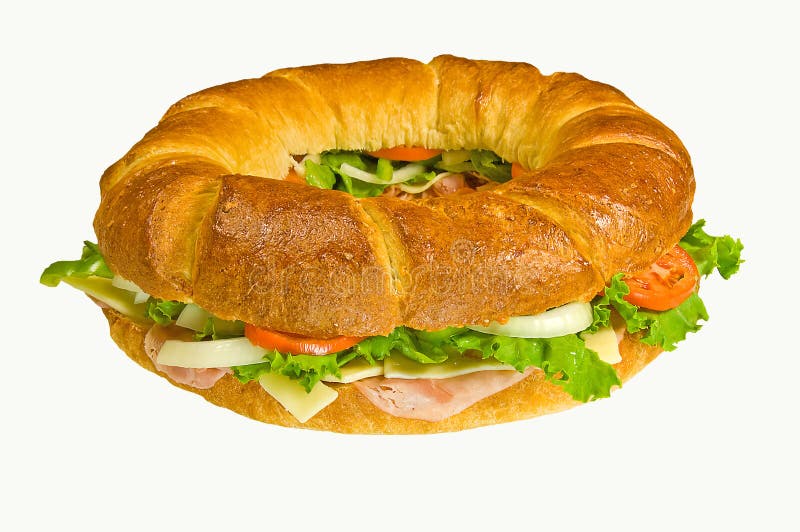 Round Sub Sandwich stock image. Image of bread, hoagie - 9890597