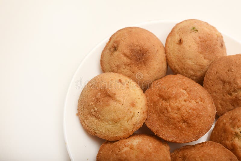 Round Sweet Cakes. Toasted Sweet Rolls Stock Photo - Image of nutrition ...