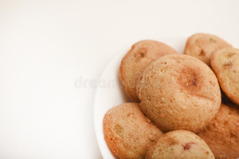 Round Sweet Cakes. Toasted Sweet Rolls Stock Image - Image of tasty ...