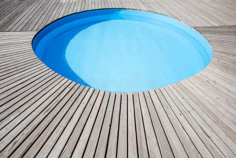 Round swimming pool stock image. Image of blue, resort - 99775667