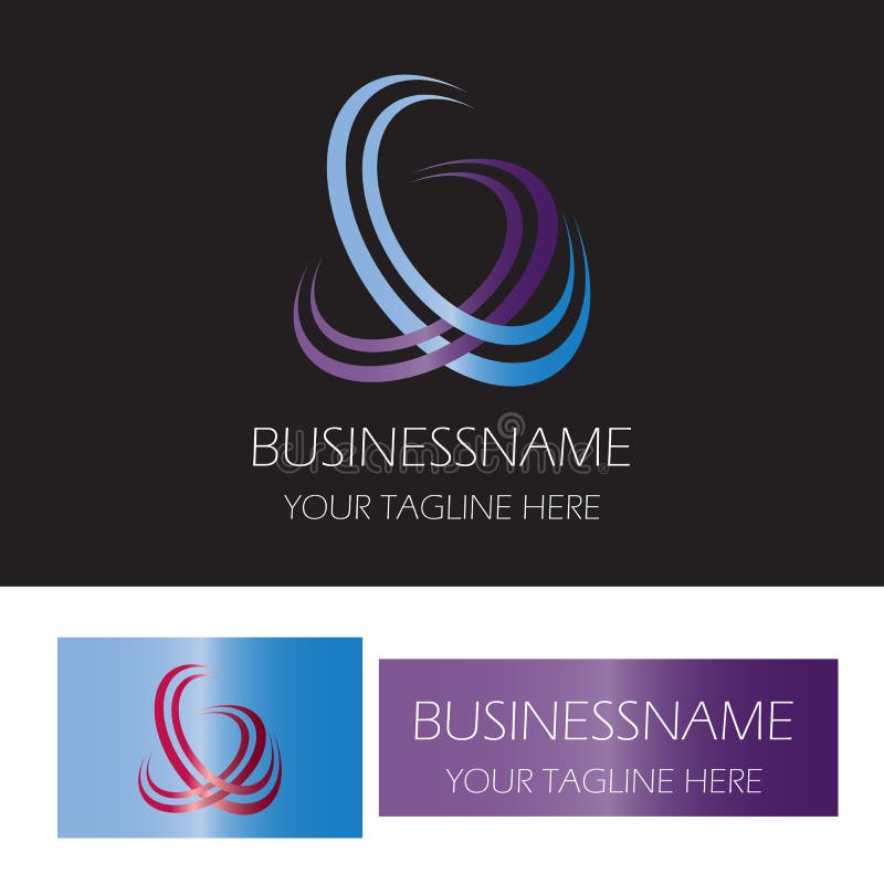 Round swirl connect logo stock vector. Illustration of beautiful - 82862801