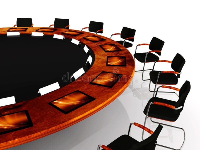 Discussion Round Table Stock Illustrations – 1,798 Discussion Round ...