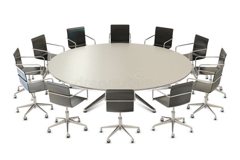 Round Table stock illustration. Illustration of seat, round - 786340
