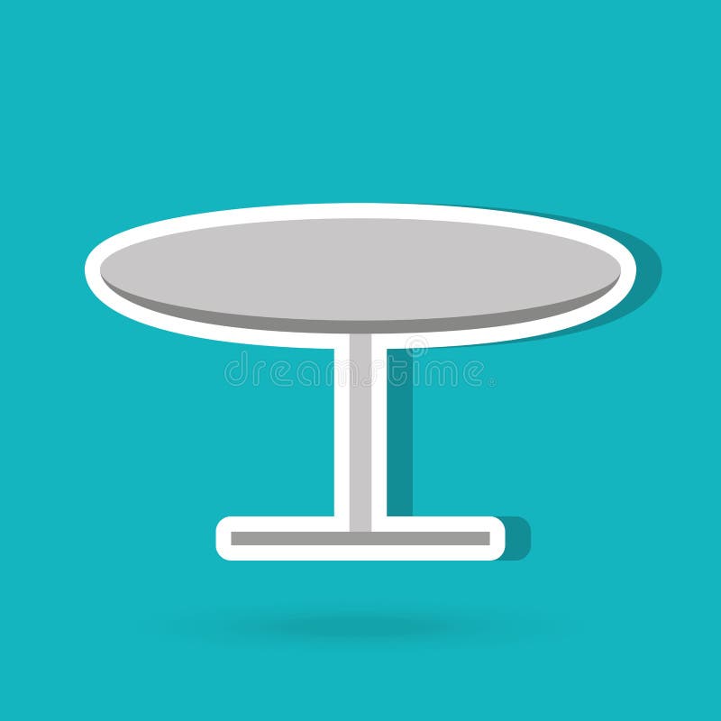 Round table design stock illustration. Illustration of wooden - 68694549