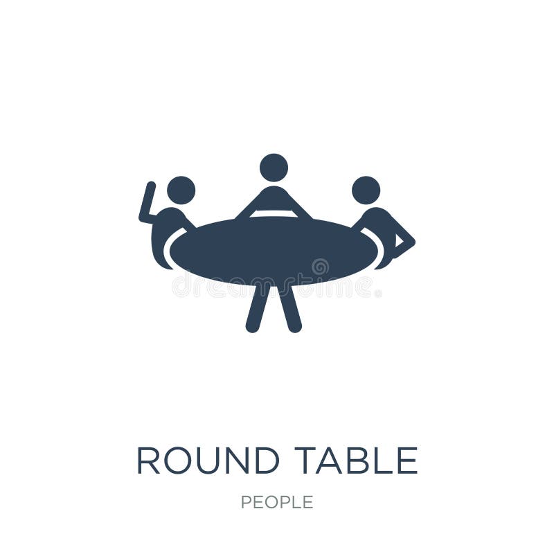Top View Round Table Stock Illustrations – 4,063 Top View Round Table ...