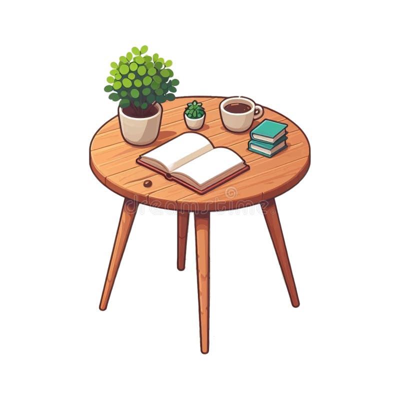 Round table vector stock vector. Illustration of lighting - 330296444