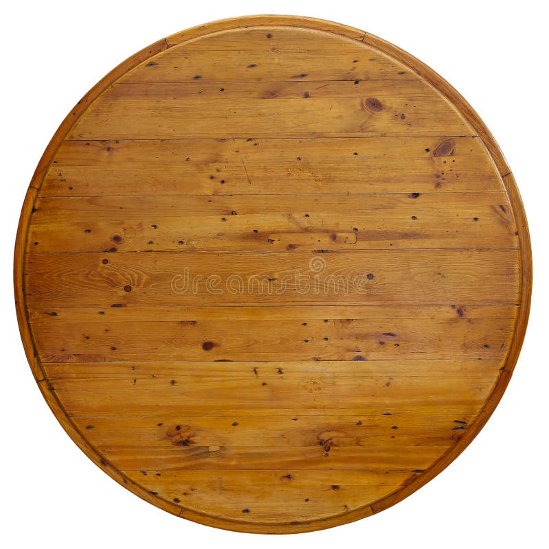 Round Table Wooden Board stock image. Image of pattern - 34127187