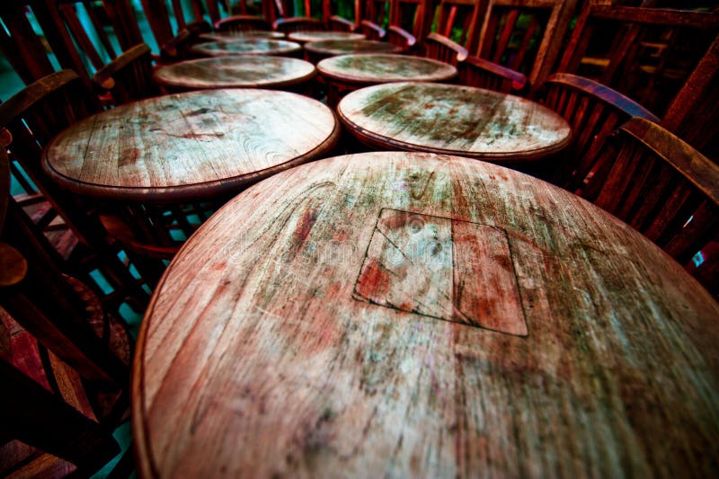 Round tables stock photo. Image of carpentry, cluster - 10202286