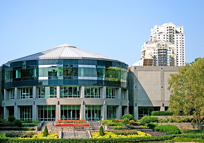 Round and Tall stock photo. Image of windows, glass, offices - 1425492