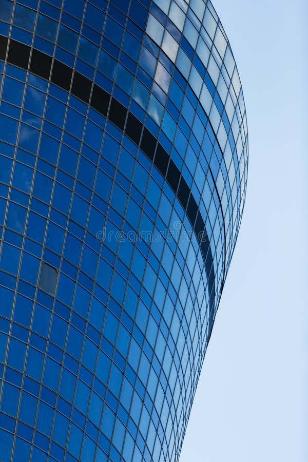 Round Tall Building Against Sky Stock Image - Image of business ...