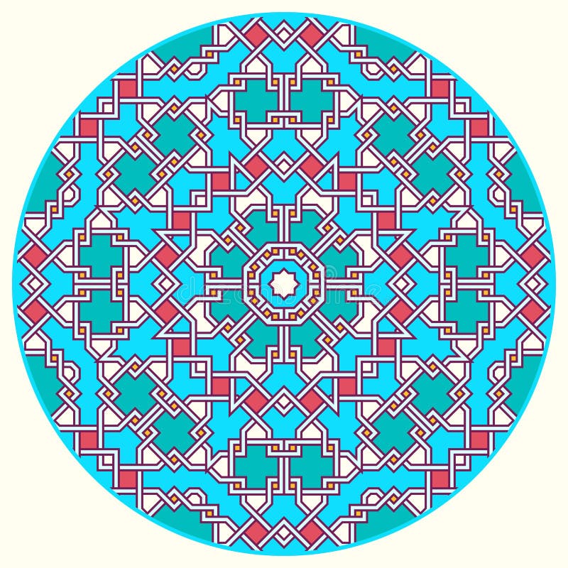 Muslim Patterns Round Stock Illustrations – 657 Muslim Patterns Round ...