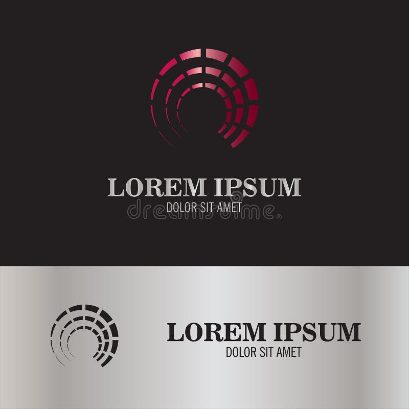 Round tech logo stock vector. Illustration of network - 82862882