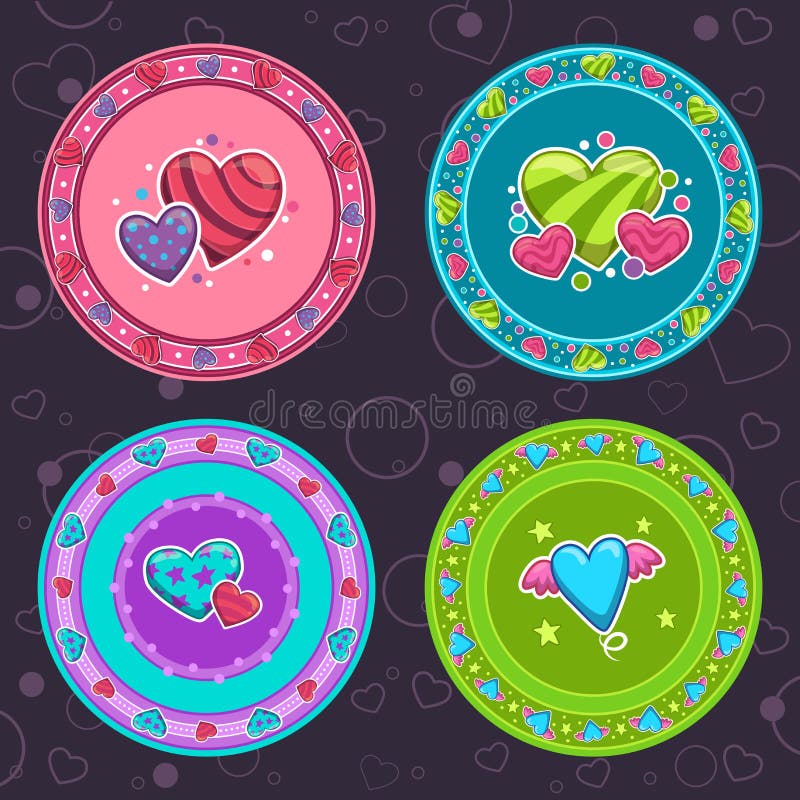 Round templates stock illustration. Illustration of round - 57701152
