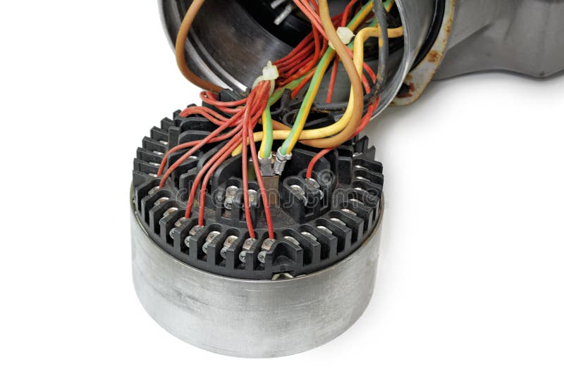 Round terminal strip stock image. Image of connection - 48467743