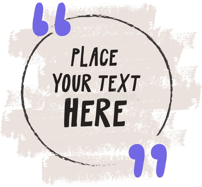 Round Text Box Grunge Brush Stock Vector - Illustration of sketch ...