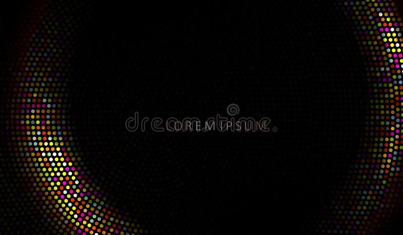 Round Texture Frame, Abstract Pattern in Different Shades Stock Vector ...