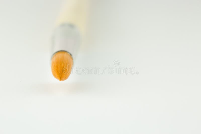 Round Tip Watercolor Brush V Stock Image - Image of texture, craft ...