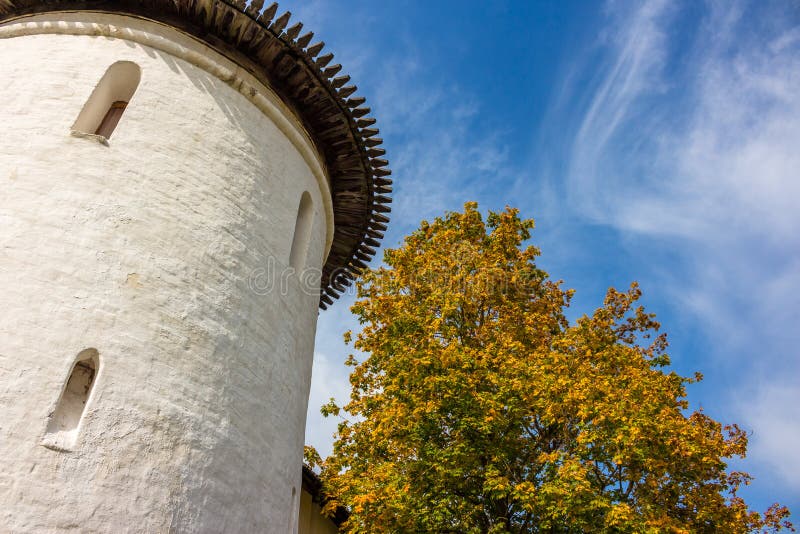 Round Tower of Borovsky Monastery. Pafnutyev-Borovsky Orthodox ...