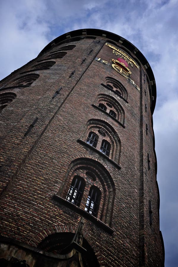 Round tower in copenhagen stock photo. Image of holiday - 41760832