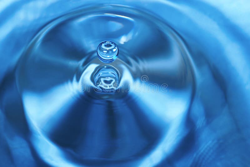 The Round Transparent Drop Of Water Stock Photo - Image of backgrounds ...