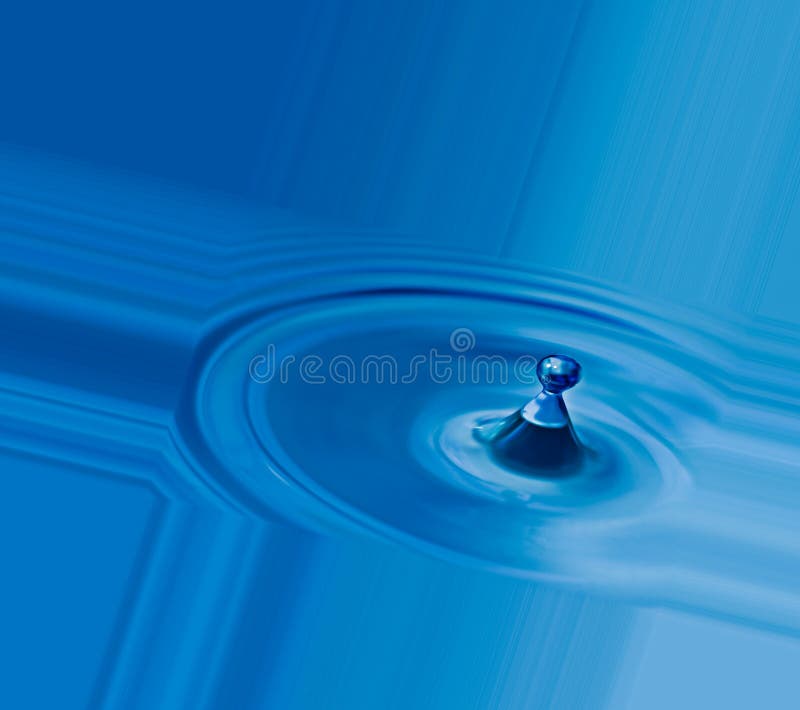 The Round Transparent Drop of Water Stock Photo - Image of concepts ...