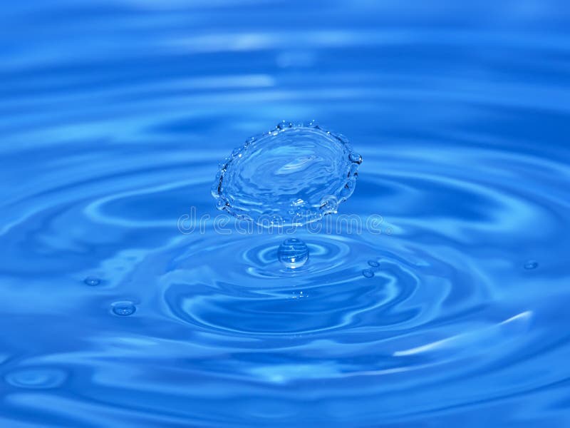 Round Transparent Drop of Water Stock Photo - Image of purple, flowing ...