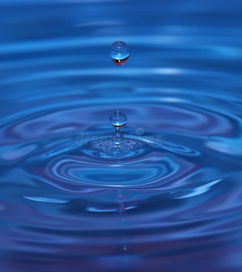 Round Transparent Drop of Water Stock Photo - Image of splashing, drip ...