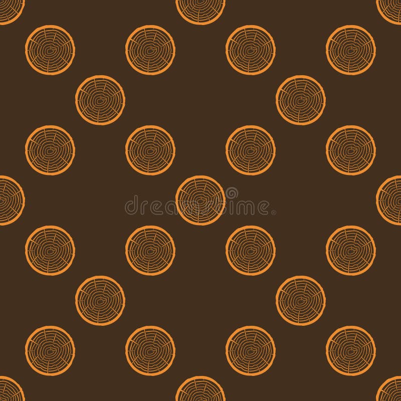 Round Tree Trunk Cuts Vector Concept Brown Seamless Pattern Stock ... Round Tree Trunk Cuts Vector Concept Brown Seamless Pattern Stock ...