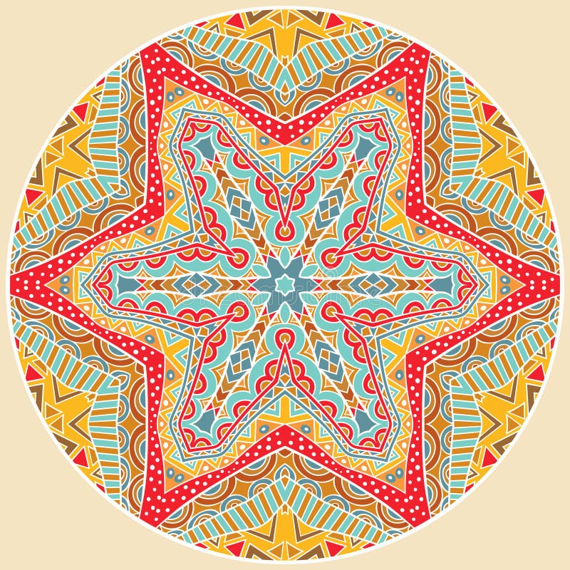 Tribal Pattern at Set of Cards Stock Vector - Illustration of ...