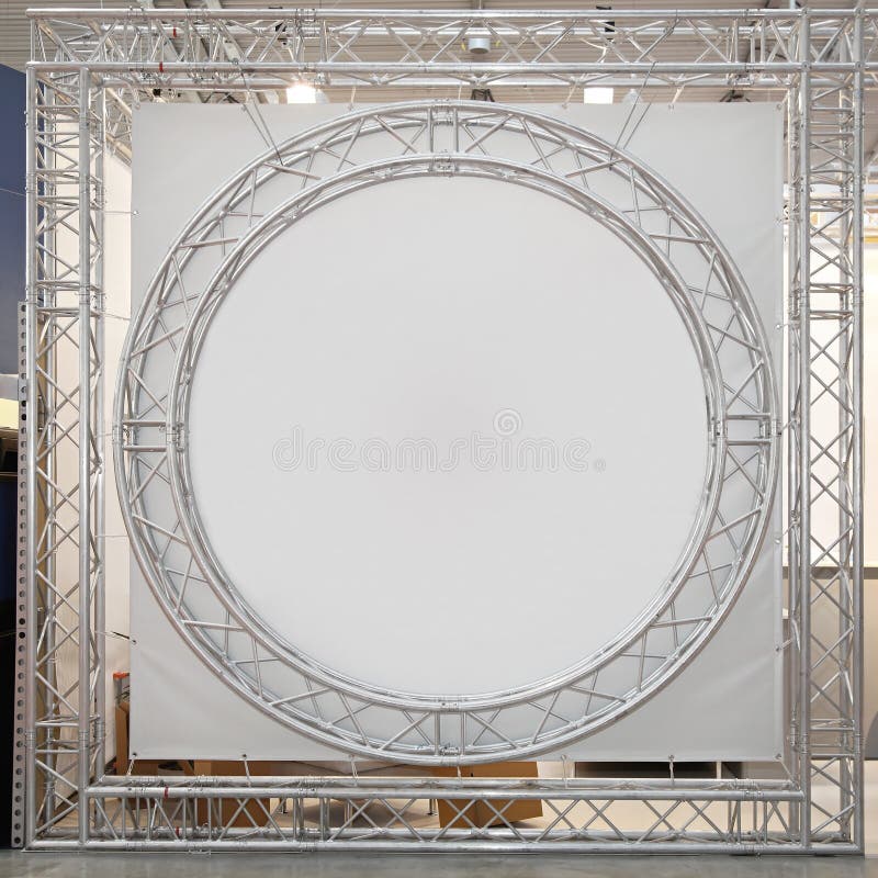 Round truss stage stock photo. Image of support, round - 30418622